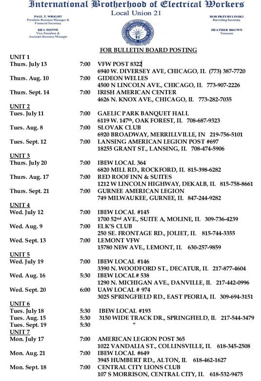 IBEW Local Union 21